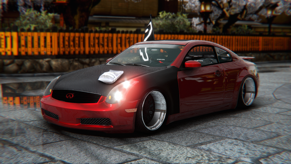 Infiniti G35 Coupe Custom Props (Animation Window) – The Garage