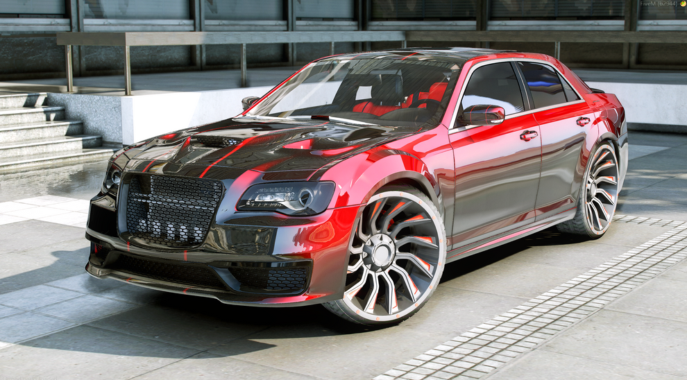 (Debadged) 2020 Chrysler 300 SRT Hellcat On 26s – The Garage