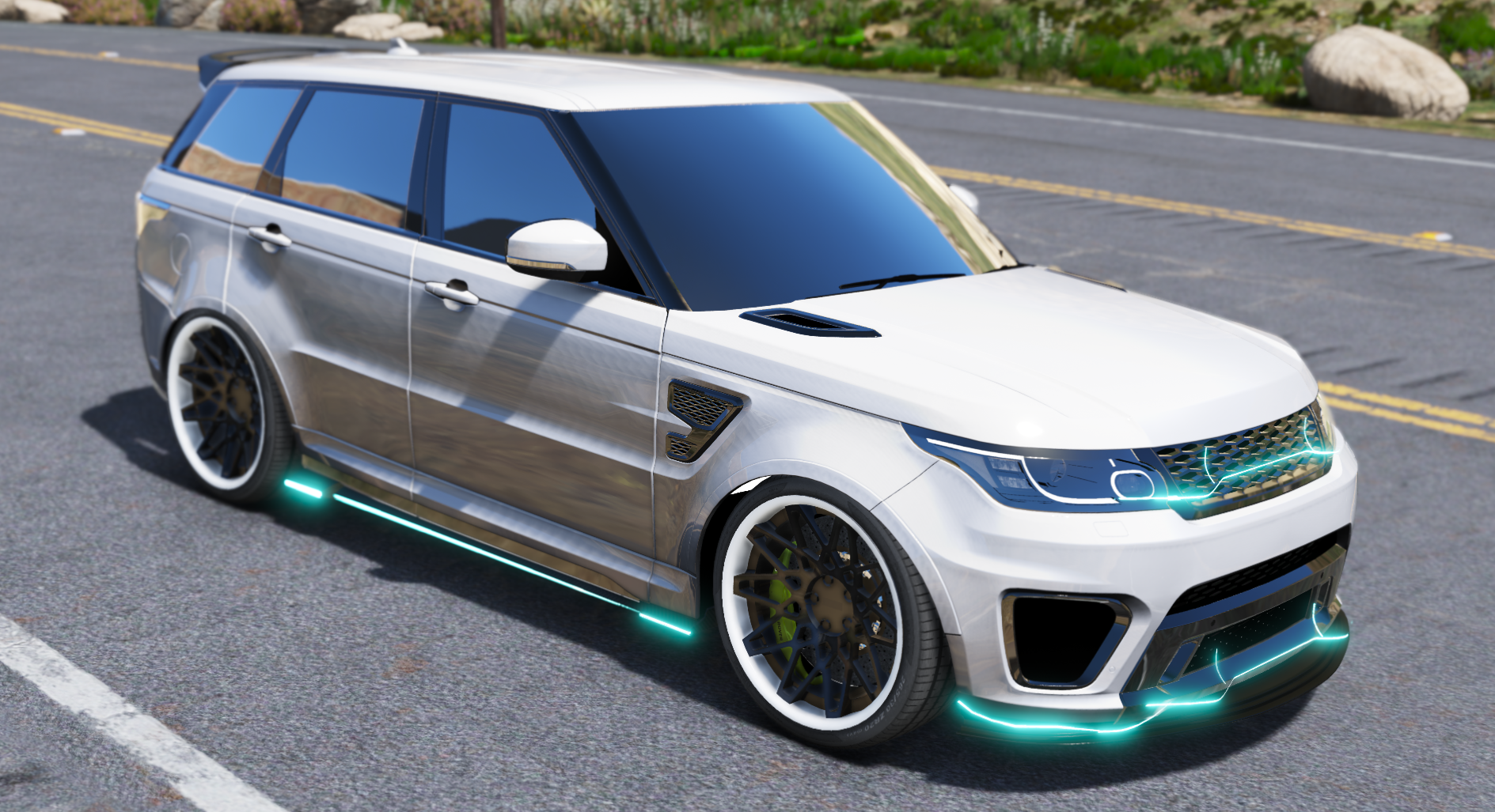(Debadged) Range Rover SVR (5 seater + Animated Lights) | Cent – The Garage