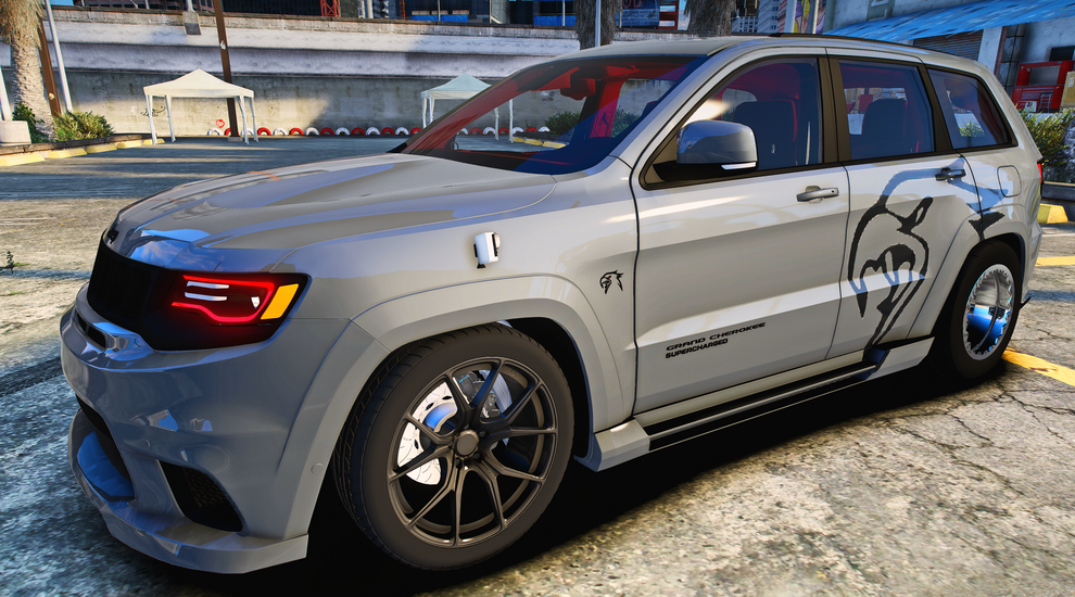 Custom Tuned Drag Spec JEEP Grand Cherokee Trackhawk with Custom Props ...