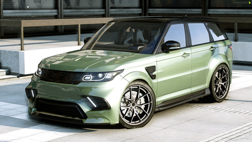 (Debadged) Range Rover SVR Onyx – The Garage