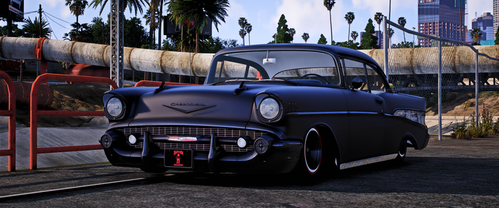 Chevy Belair lowrider Tupac 1957 – The Garage