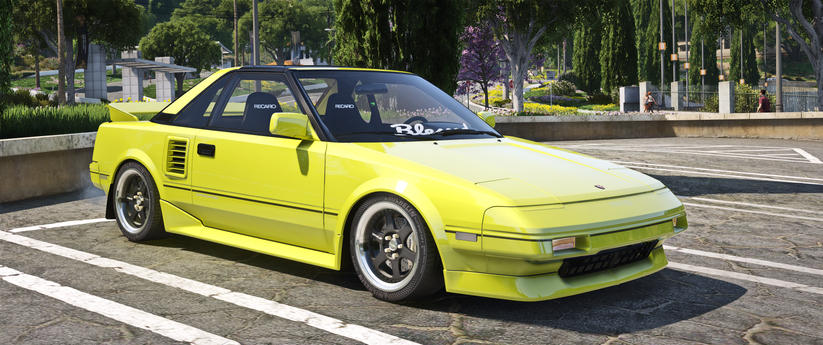 Toyota MR2 1989 Animated Audio player – The Garage