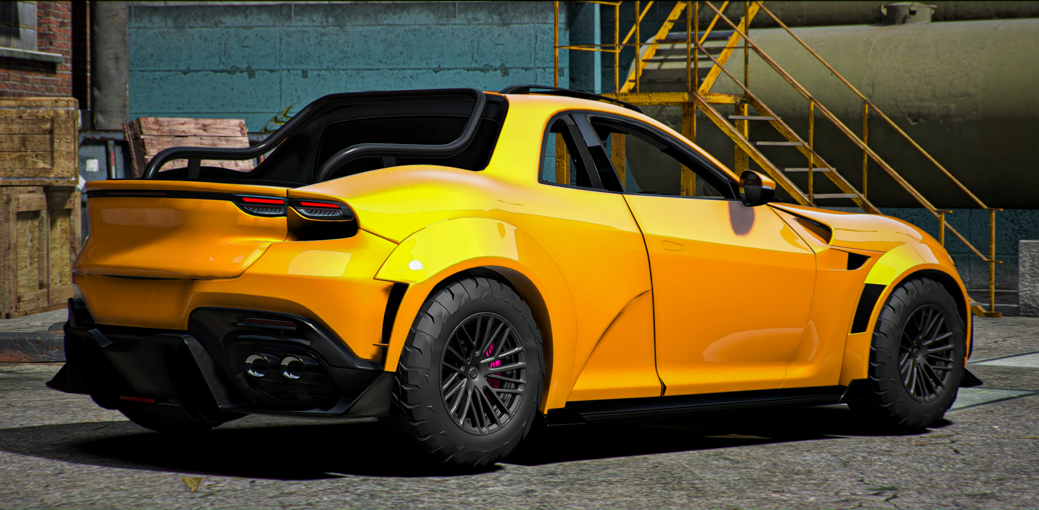 (Debadged) Ferrari Purosangue Pick Up UTE – The Garage