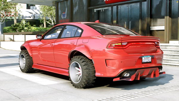 (Debadged) Dodge Charger Widebody Lifted Edition – The Garage