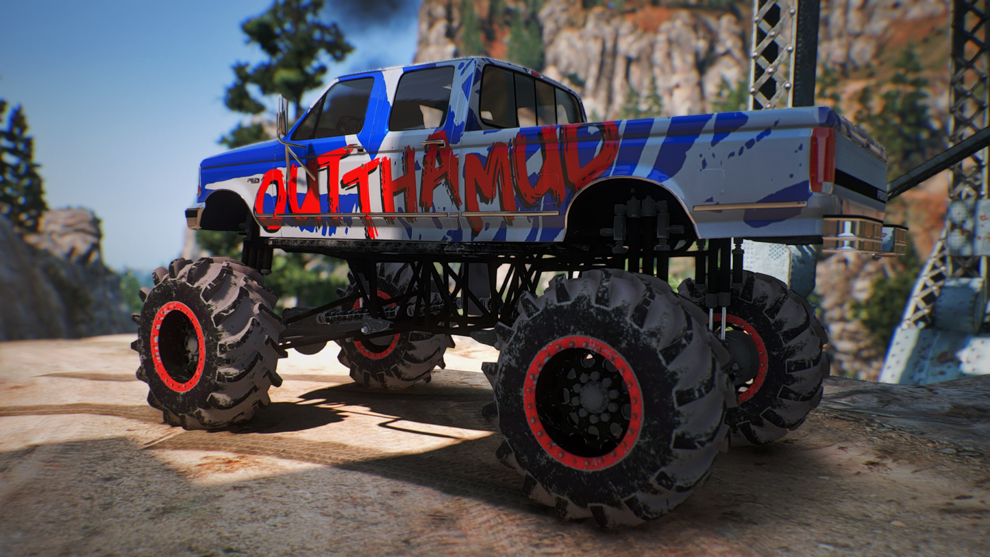 Out Tha Mud F350 Mega Truck – The Garage