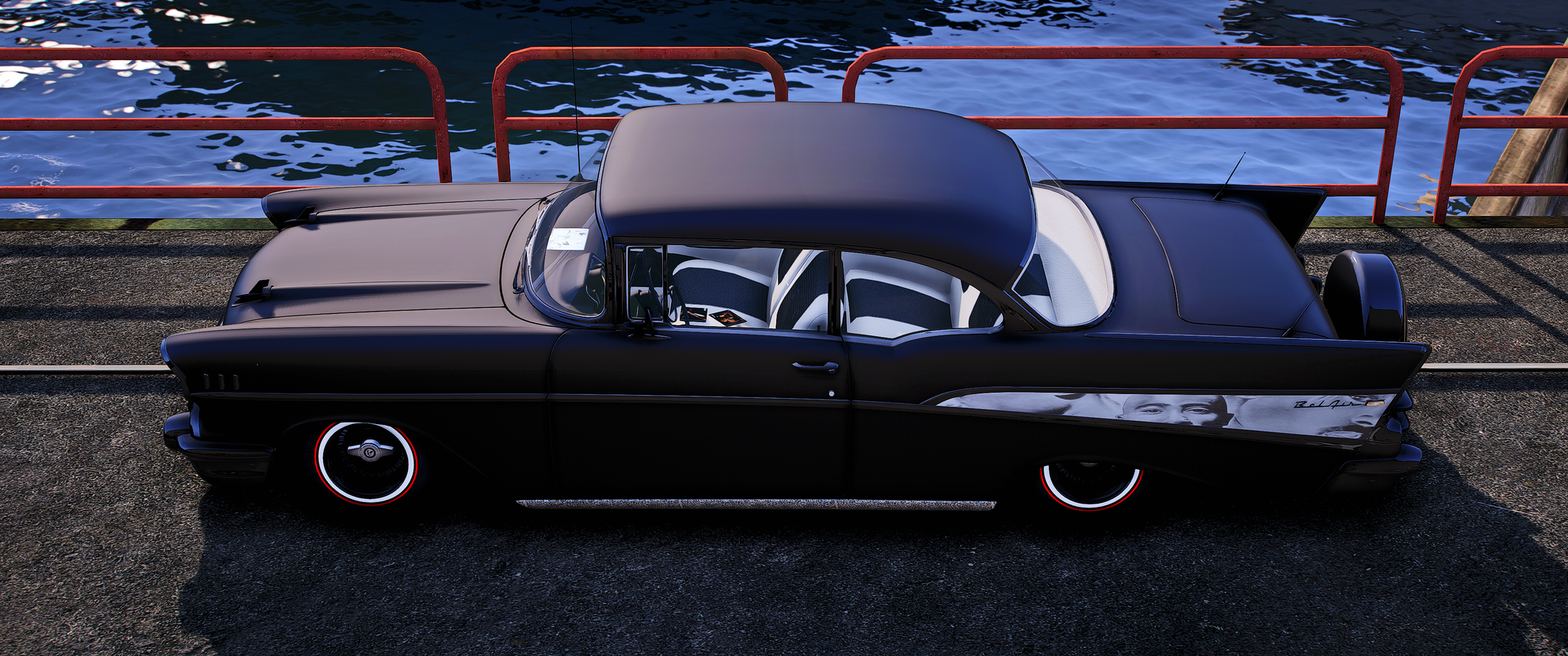 Chevy Belair lowrider Tupac 1957 – The Garage