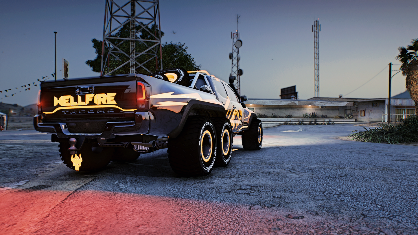 HELLCAT TACOMA 6x6 V3 ( 8 Seater) – The Garage